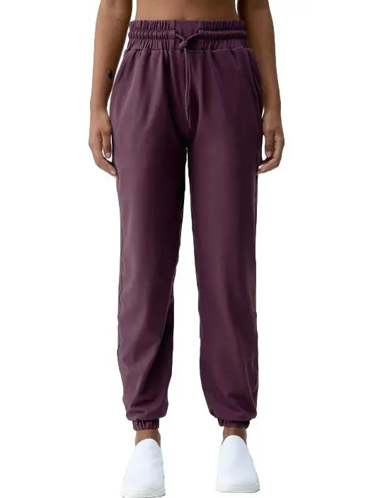 BORN LIVING YOGA Camille Performance Sport Jogger - Dark Cherry
