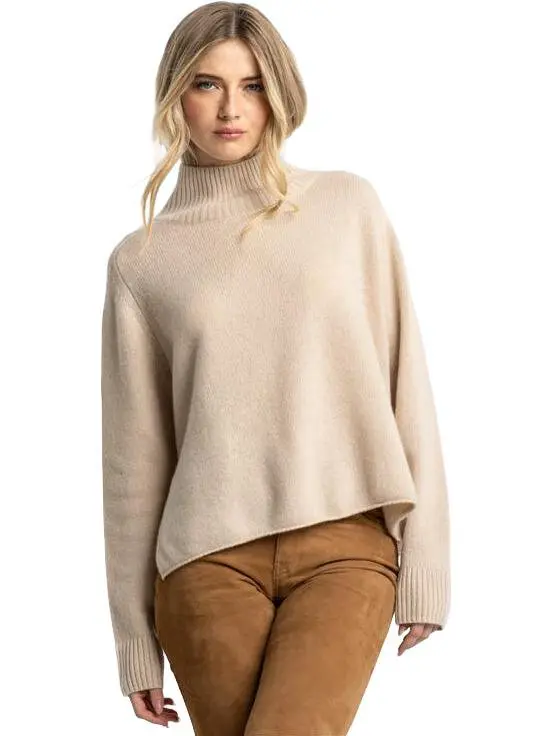 Lisa Todd Cashmere Speakeasy Sweater - Latte