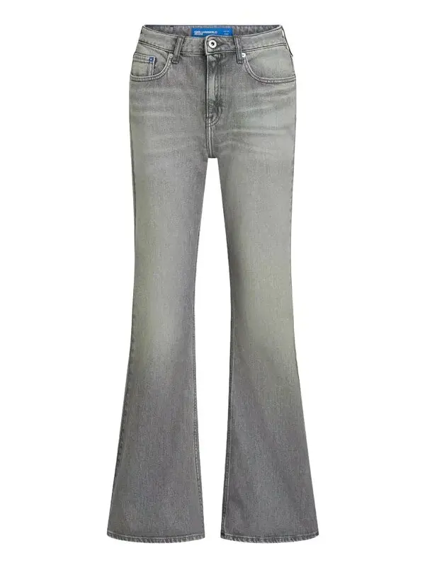 Karl Lagerfeld Five-pocket Flare Jeans - Grey