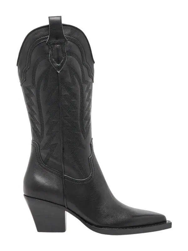 DOLCEVITA Ryland Mid-calf Boots - Black Leather