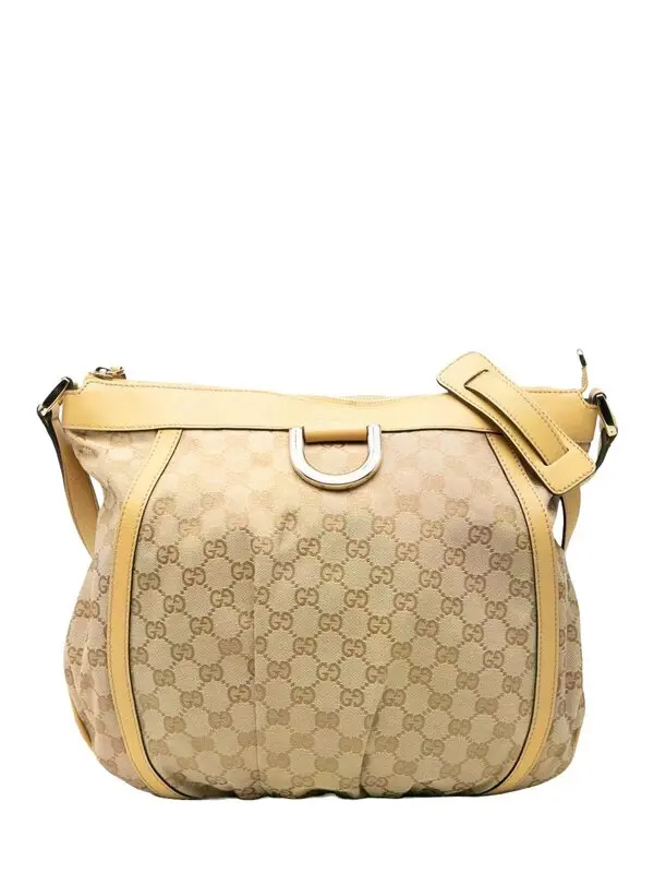 Gucci Gg Canvas Abbey D-ring Crossbody Bag - Yellow