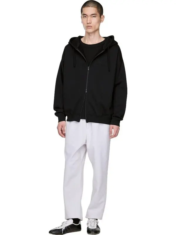 Adidas Y-3 Brushed Terry Zip-up Hoodie - Black