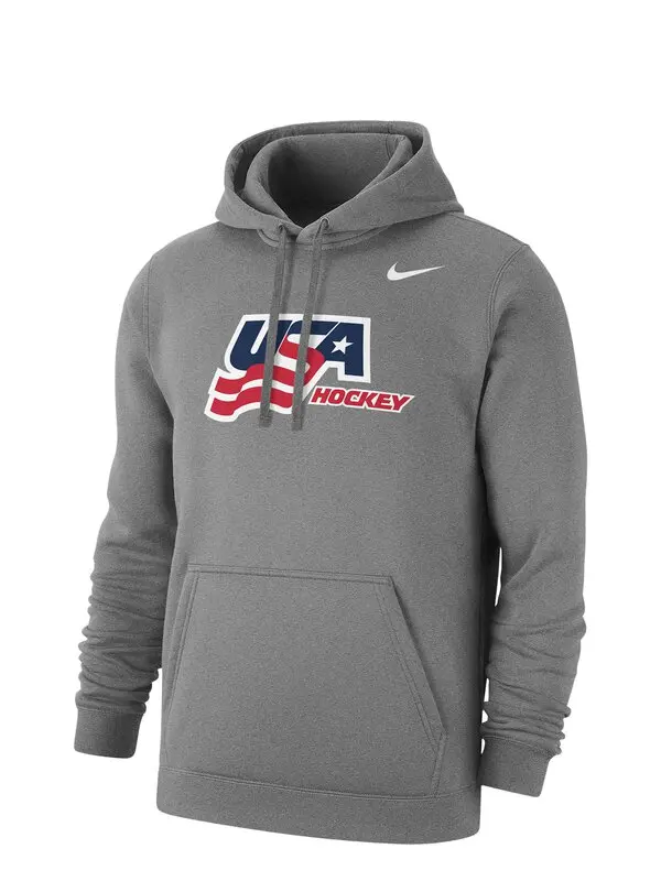 Nike Hockey Club Fleece Pullover Hoodie - Grey