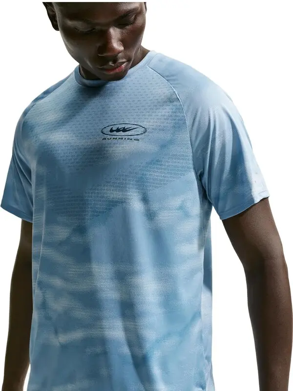 Nike Stride Dri-fit Adv Short-sleeve Running Top - Blue