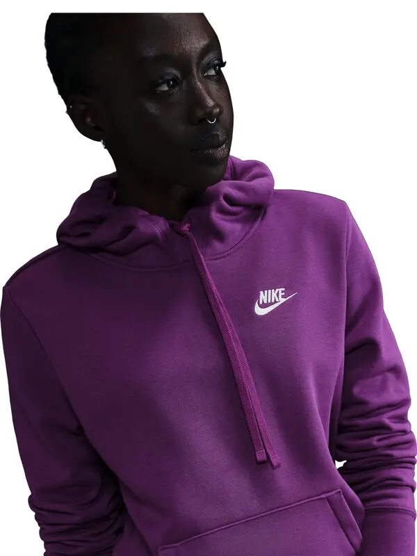 Nike Sportswear Club Fleece Pullover Hoodie - Purple
