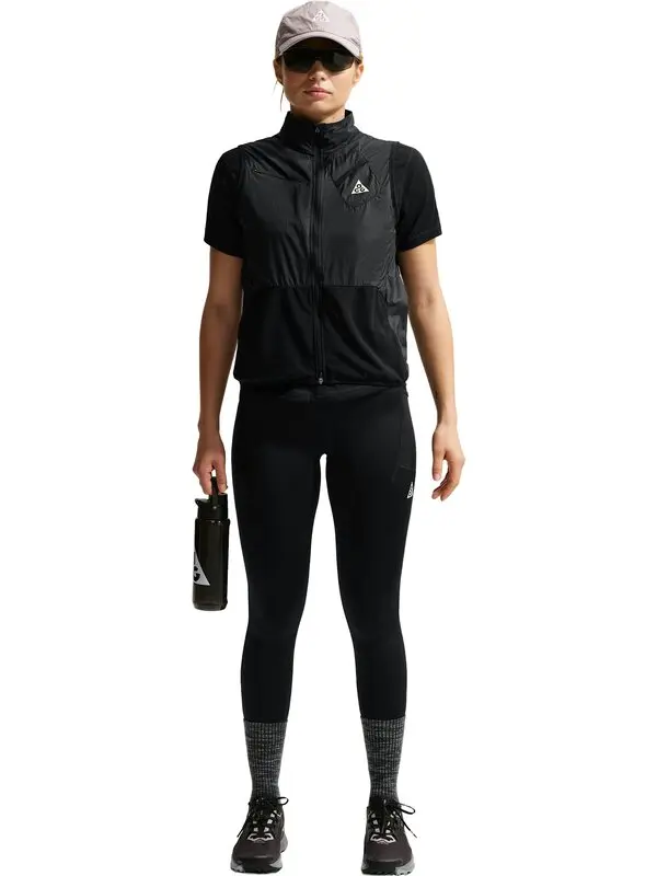 Nike Dri-fit High-waisted 7/8 Trail Running Leggings - Black