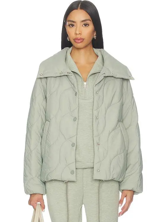 Varley Fabia Quilted Jacket - Shadow