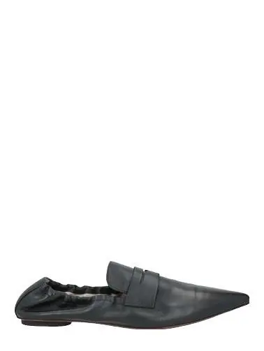 TOD'S Leather Penny Loafers - Black