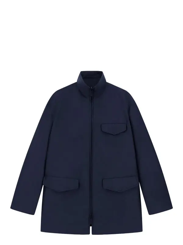 Giorgio Armani Twill Jacket - Navy Blue