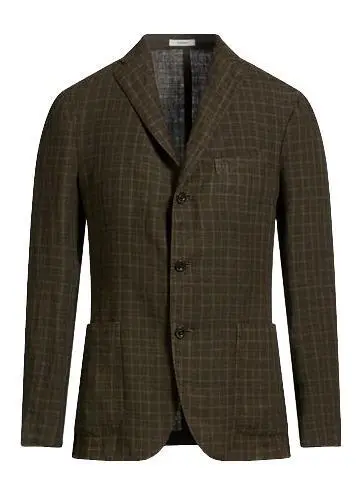 Boglioli Blazer Military Size Linen - Green