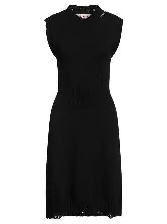 Marni Midi Dress Cotton - Black