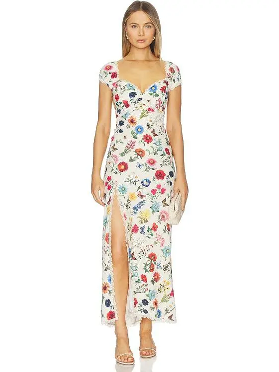 Show Me Your Mumu Nicola Maxi Dress - French Floral