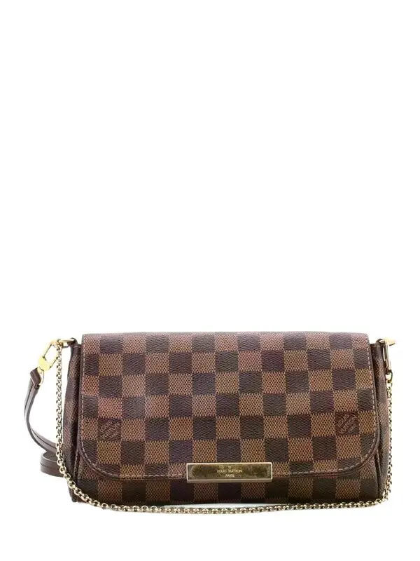 LOUIS VUITTON Favorite Handbag Damier Mm - Brown