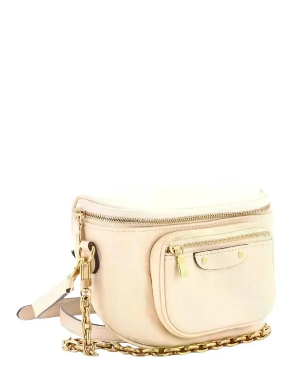 LOUIS VUITTON Bum Bag Monogram Empreinte Leather - Neutrals