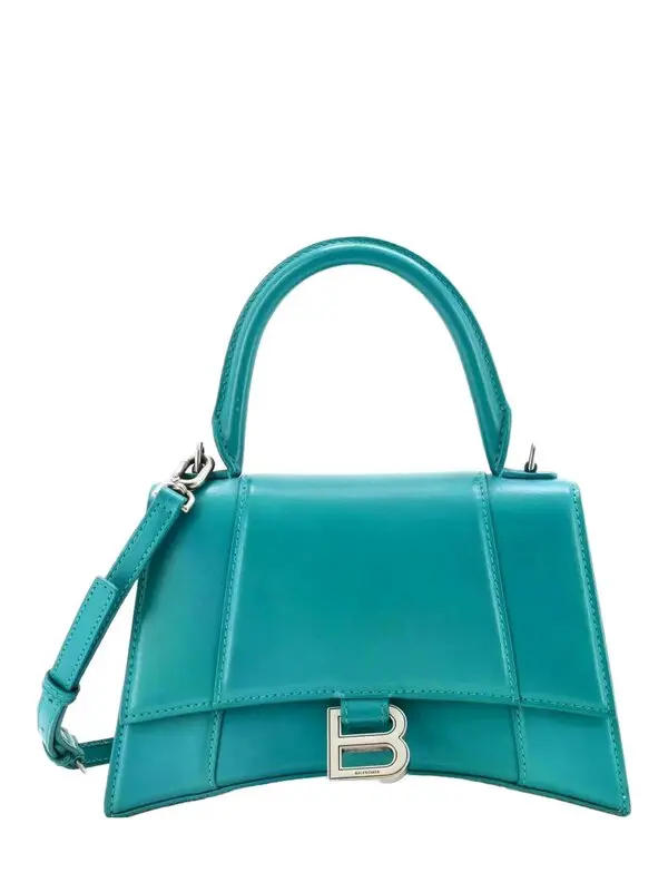 Balenciaga Hourglass Top Handle Bag - Green
