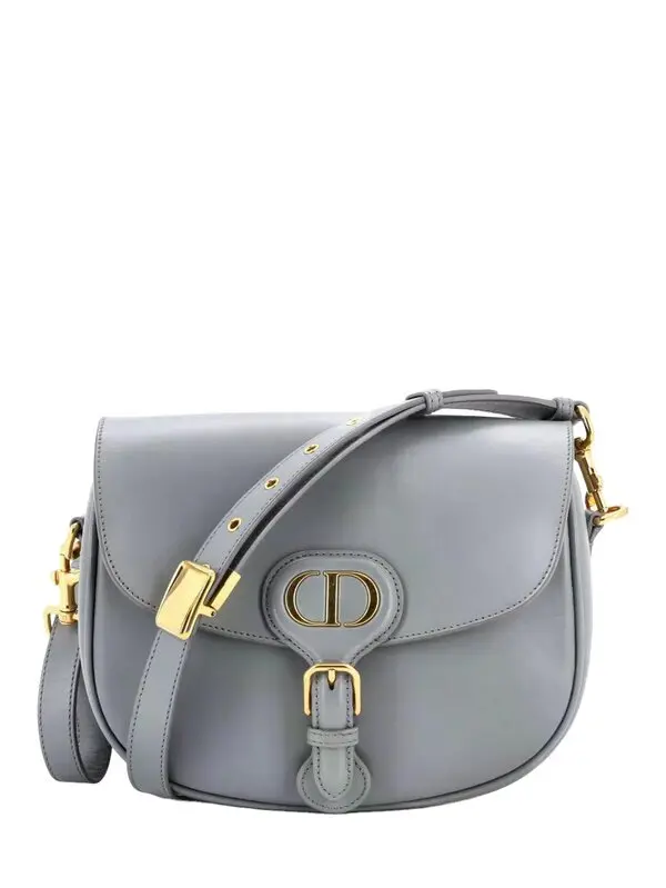 Dior Bobby Flap Bag Leather Medium - Grey