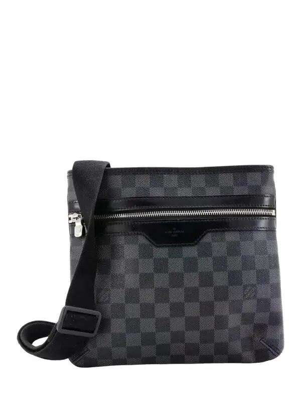 LOUIS VUITTON Thomas Handbag Damier Graphite Crossbody Bag - Black