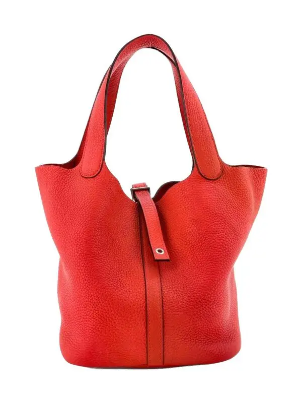 Hermès Picotin Lock Mm Bucket Bag - Red