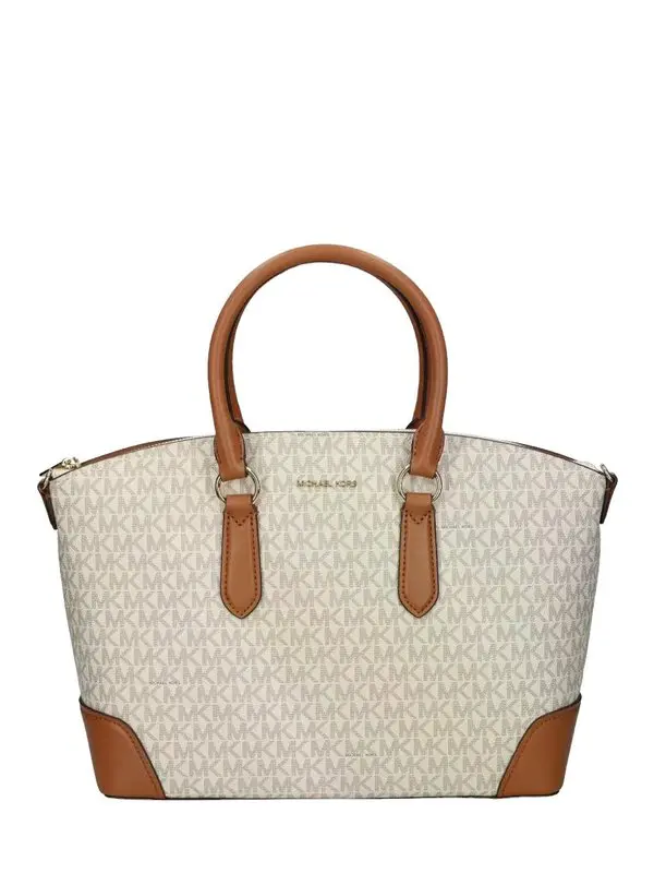 Michael Kors Murphy Medium Logo-print Tote Bag - Neutrals