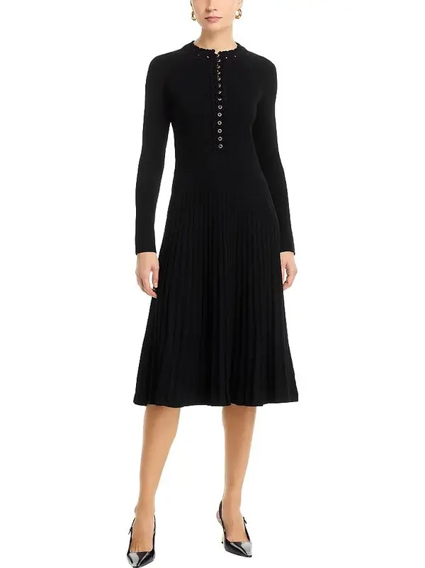 Elie Tahari Erika Sweater Dress - Noir