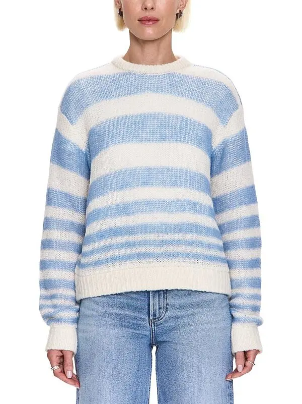 PISTOLA Moa Striped Bubble Sweater - Blue Gradient Stripe