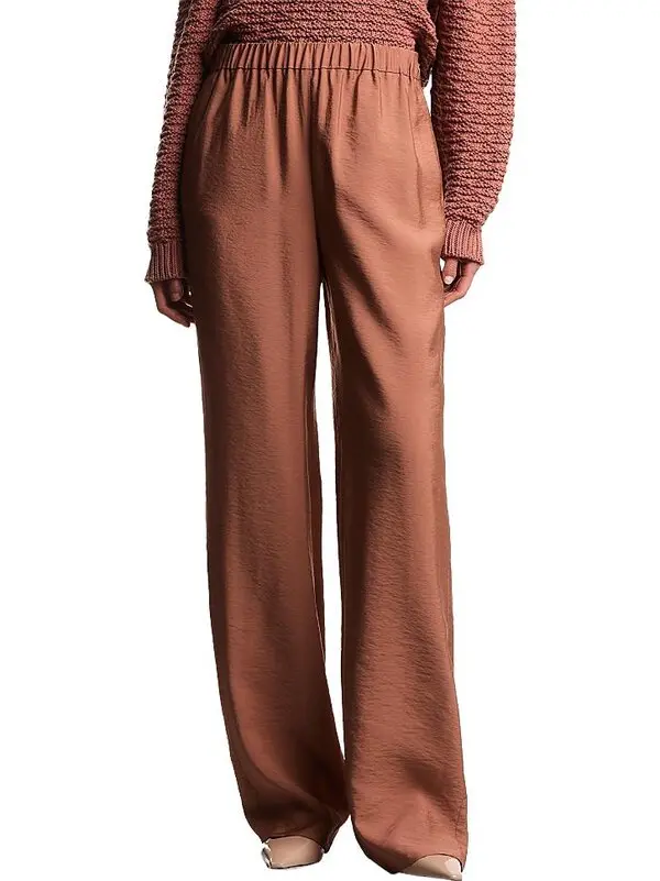 Emporio Armani Straight Leg Pants - Amber