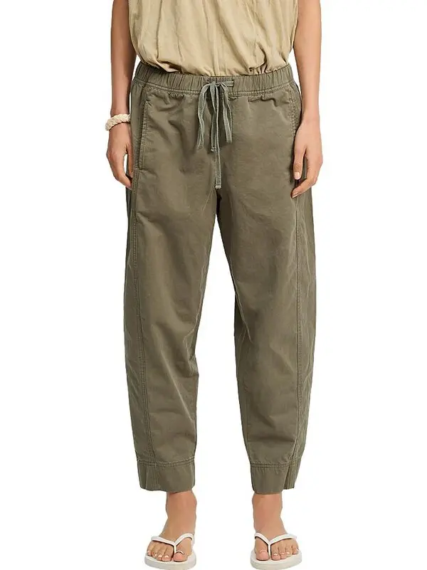 Denimist Pull On Work Pants - Faded Olive Green