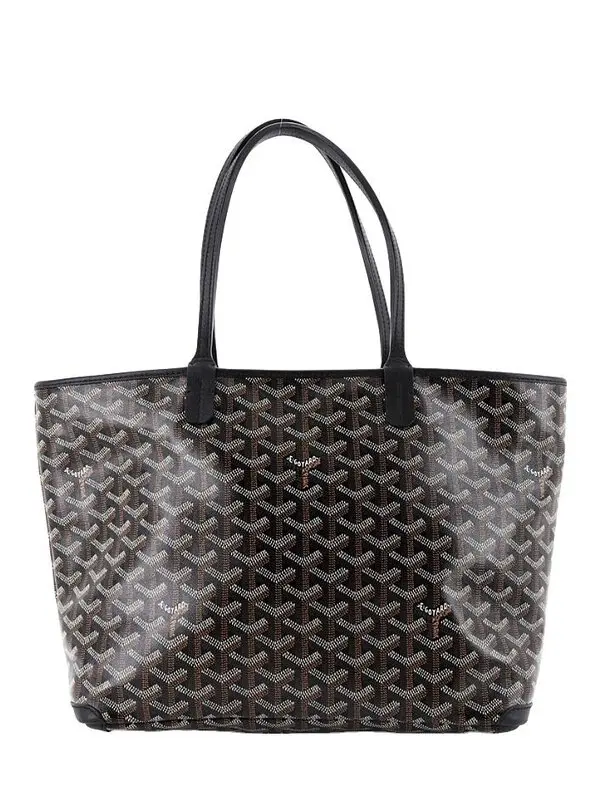 GOYARD Pm Artois Tote Coated Canvas - Black