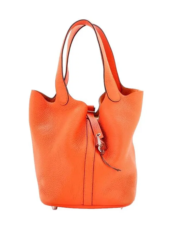 HERMES Picotin Lock Mm Bucket Bag - Orange