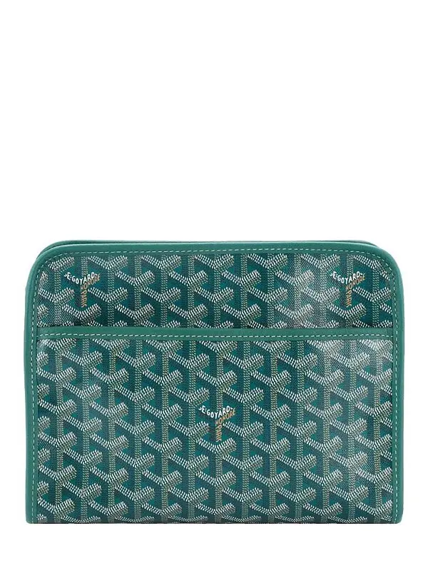 GOYARD Mm Jouvence Toiletry Pouch Coated Canvas - Green