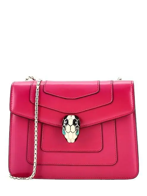 BVLGARI Serpenti Forever Square Shoulder Bag - Pink