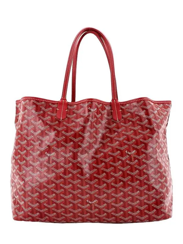 GOYARD Pm Saint Louis Tote Coated Canvas - Red