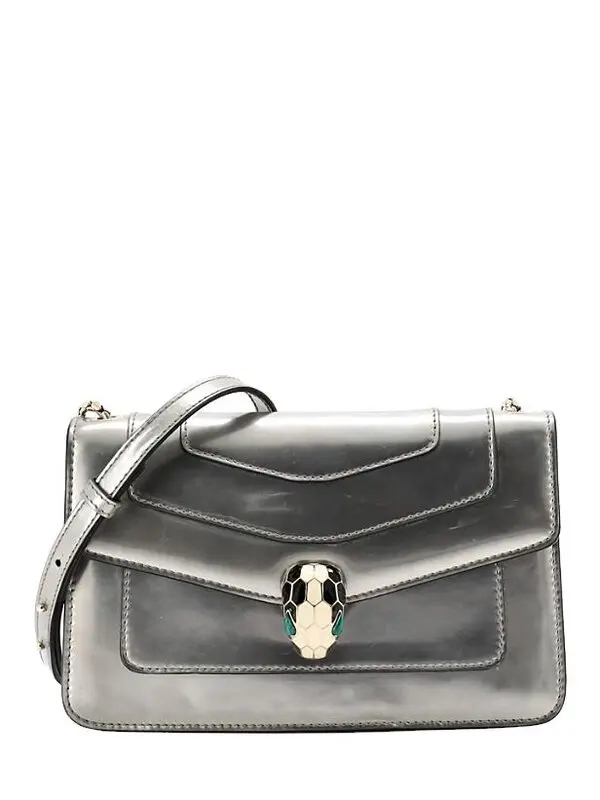 BVLGARI Small Serpenti Forever Shoulder Bag - Metallic