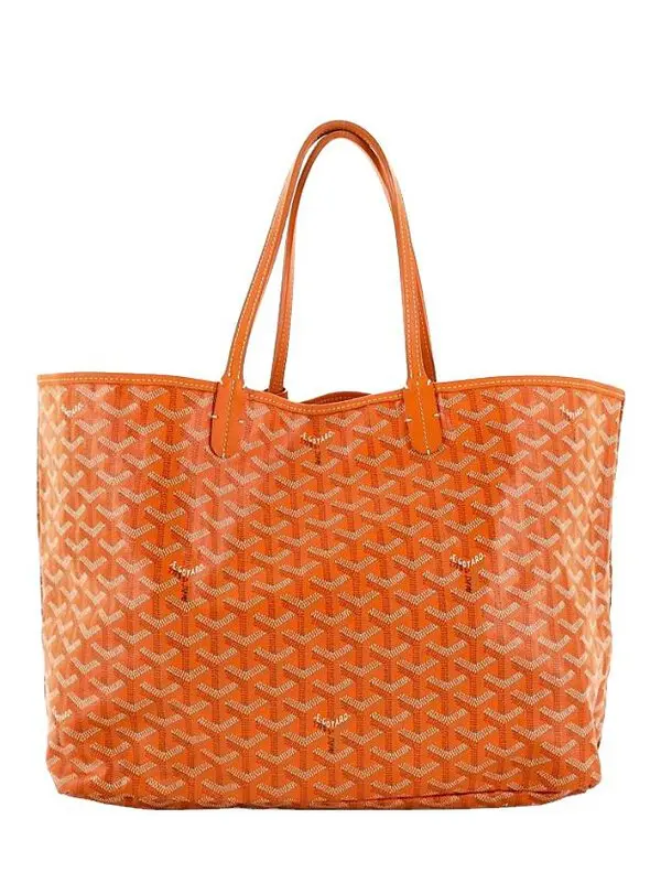 GOYARD Pm Saint Louis Tote Coated Canvas - Orange