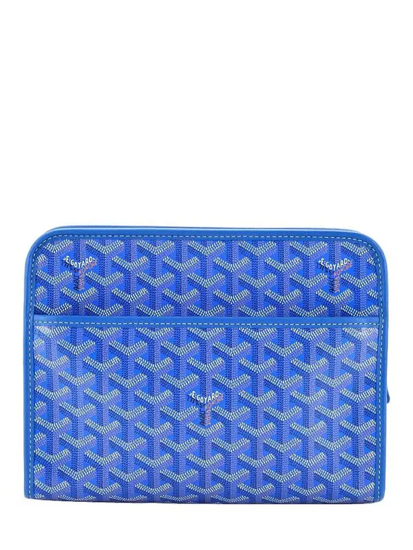 GOYARD Mm Jouvence Toiletry Pouch Coated Canvas - Blue