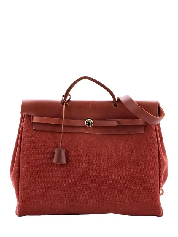 HERMES 39 Herbag Zip - Brown