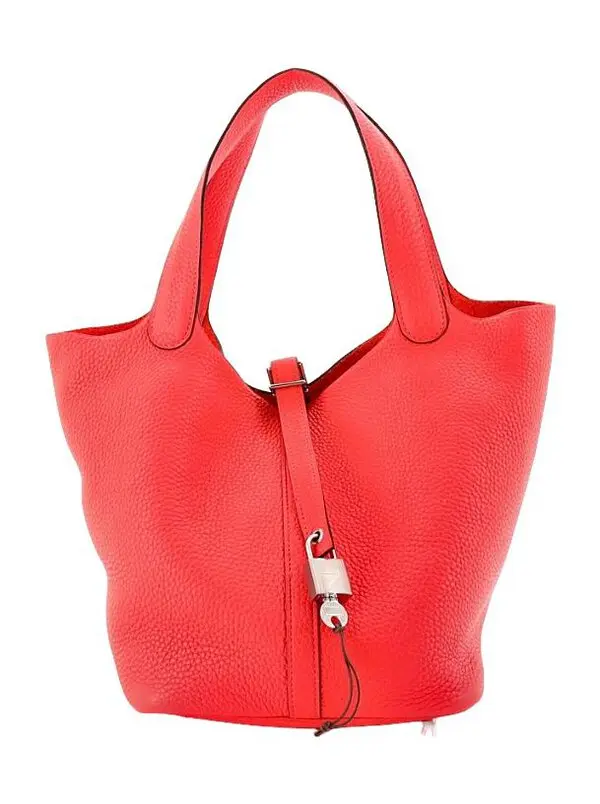 Hermès Mm Picotin Lock Bag Clemence - Pink