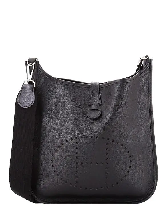 HERMES Pm Evelyne Bag Gen Iii Epsom - Black