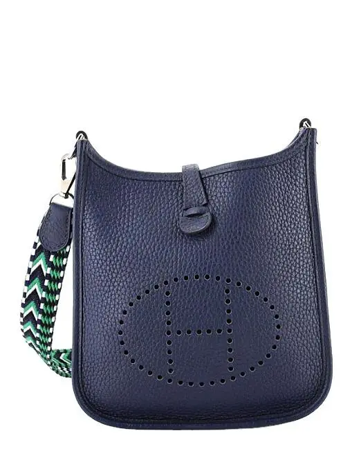 HERMES Tpm Evelyne Bag Gen Iii Clemence - Blue