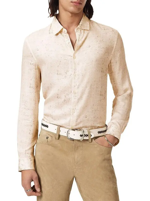 John Varvatos Luca Shirt - Ivory