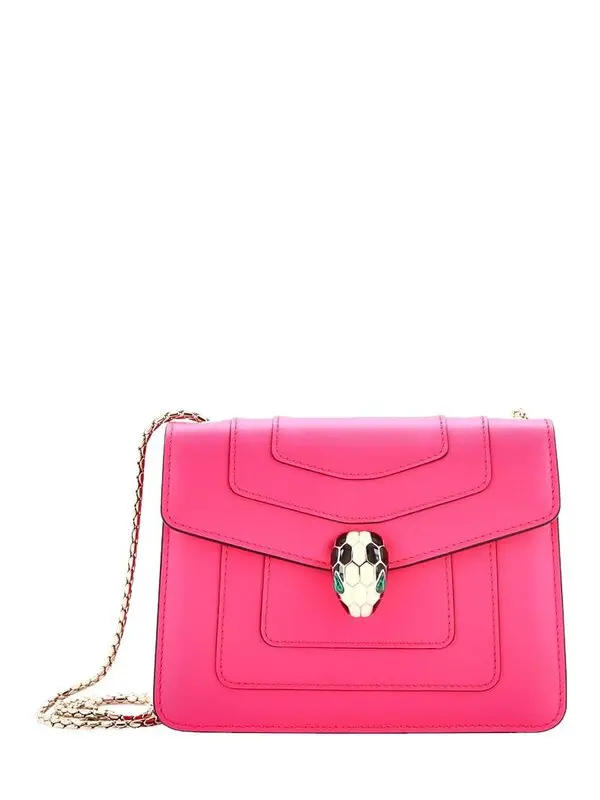 BVLGARI Medium Serpenti Forever Shoulder Bag - Pink