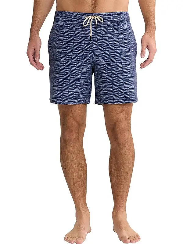FAIR HARBOR Swim Trunks - Navy Shibori