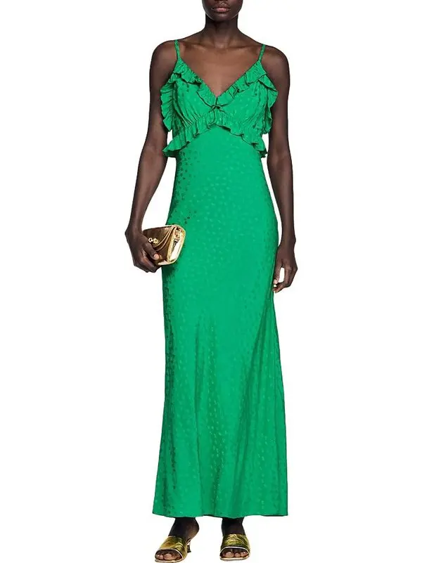 Sandro Maxi Dress - Green