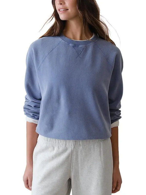 Marine Layer Cloud 9 Fleece Reversible Sweatshirt - Faded Blue