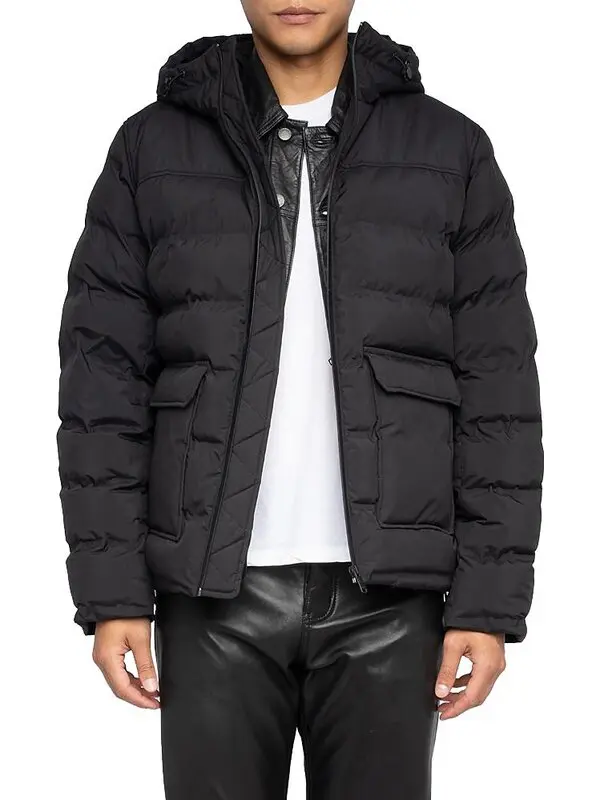 Zadig&Voltaire Bowie Puffer Jacket - Black