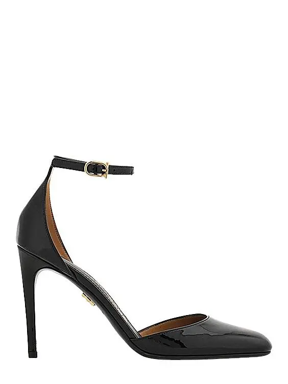FERRAGAMO Leather Stiletto Pumps - Nero