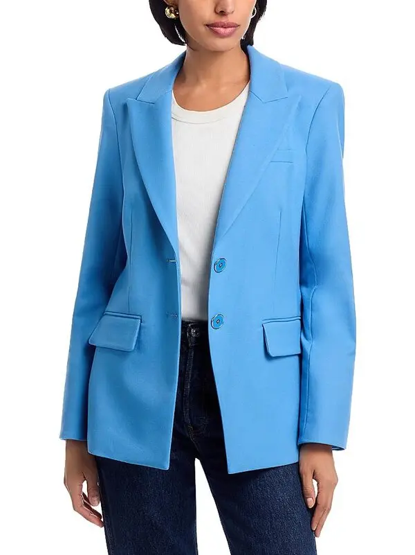 Veronica Beard Izara Dickey Jacket - Blue Jasper