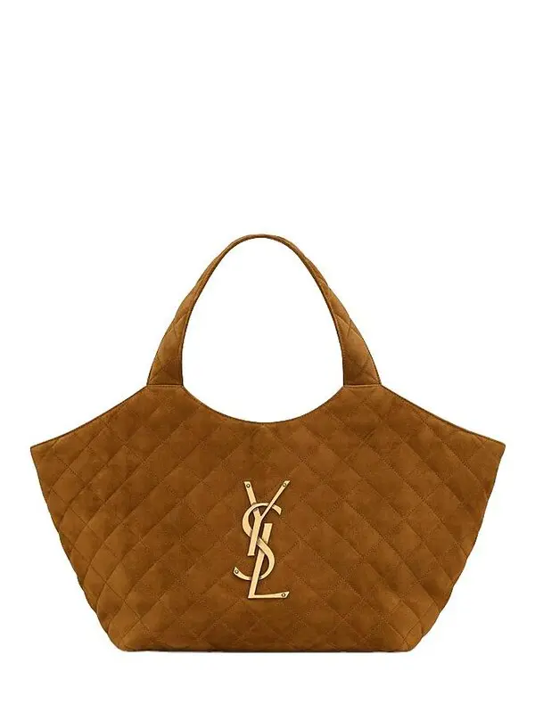 Saint Laurent Icare Medium Tote Bag - Caramel Cognac