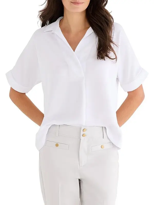 NIC+ZOE Devon Shirt - Paper White