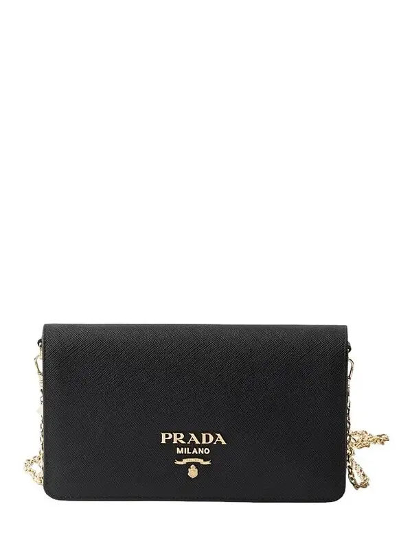 Prada Mini Saffiano Leather Bag - Black